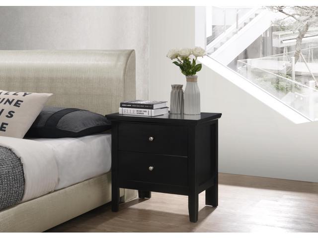 Click here for Stylish Transitional Black Nightstand prices