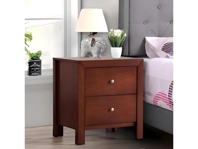 Click here for Elegant Cherry Nightstand With Storage prices