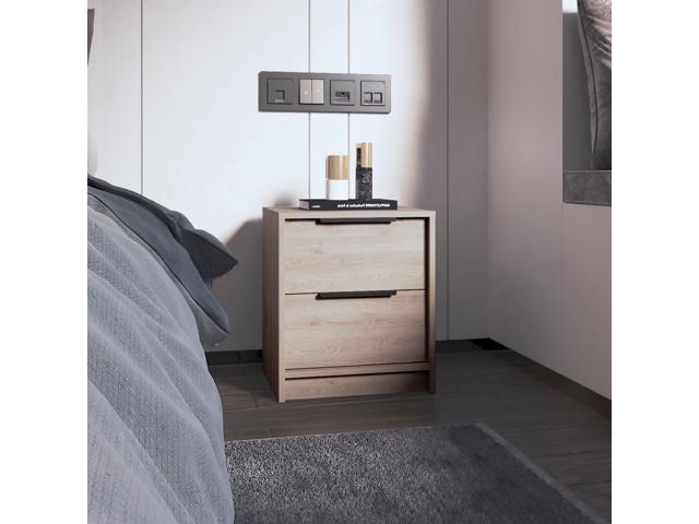 Click here for Cannon 2-Drawer Nightstand Light Grey prices