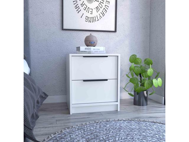 Click here for Kaia Nightstand  End Table  Side Table Two Drawers... prices