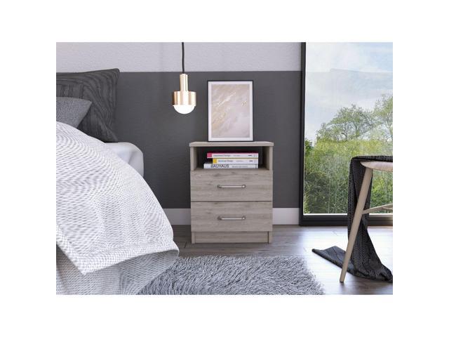 Click here for Brookeline 2-Drawer 1-Shelf Rectangle Nightstand L... prices