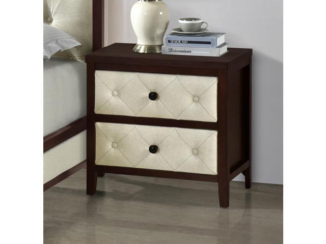 Click here for Beautiful Cherry Espresso Finish Nightstand 1pc De... prices