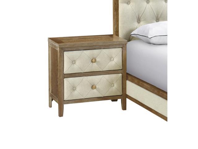 Click here for Beautiful Walnut Finish Nightstand 1pc Designed Dr... prices