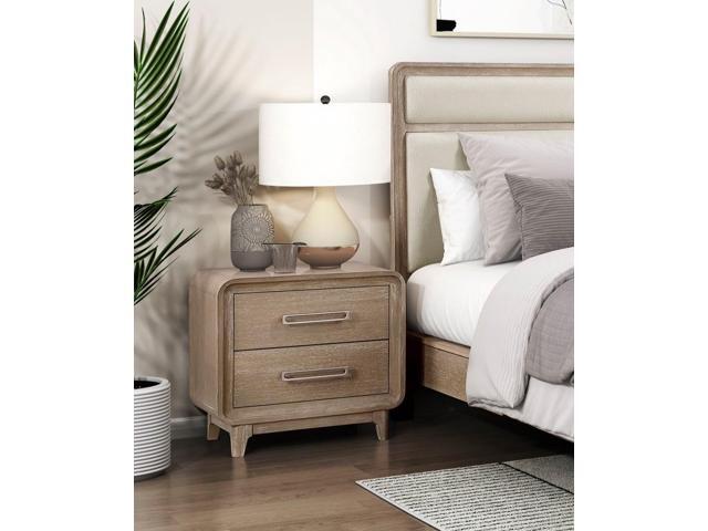 Click here for Modern Elegant Design Nightstand of 2x Storage Dra... prices