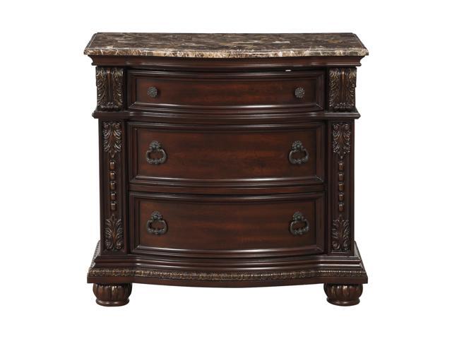 Click here for Dark Cherry Finish with Gold Tipping European Desi... prices