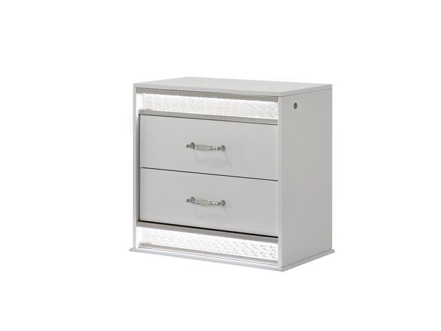 Click here for Glam Modern Style 2-Drawer Night stand Made with W... prices