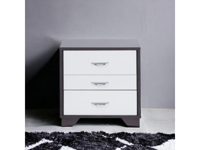 Click here for Eloy White & Black Finish Accent Table prices