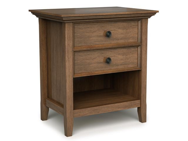 Click here for Amherst - Bedside Table - Rustic Natural Aged Brow... prices