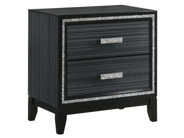 Click here for Weathered Black 2-drawer Nightstand prices
