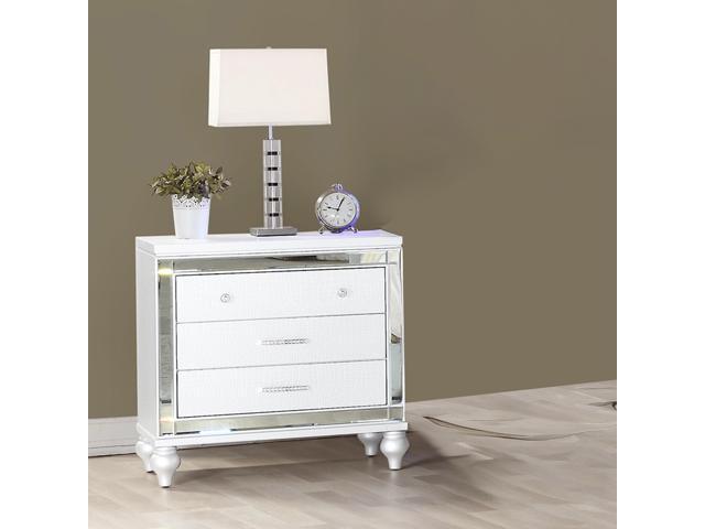 Click here for Sterling Modern style Mirror Framed Nightstand Mad... prices