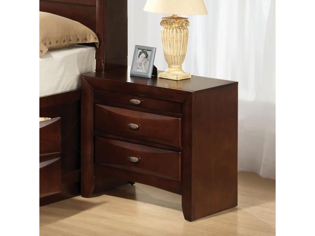 Click here for Cherry Color Simple Contemporary 1pc Nightstand So... prices