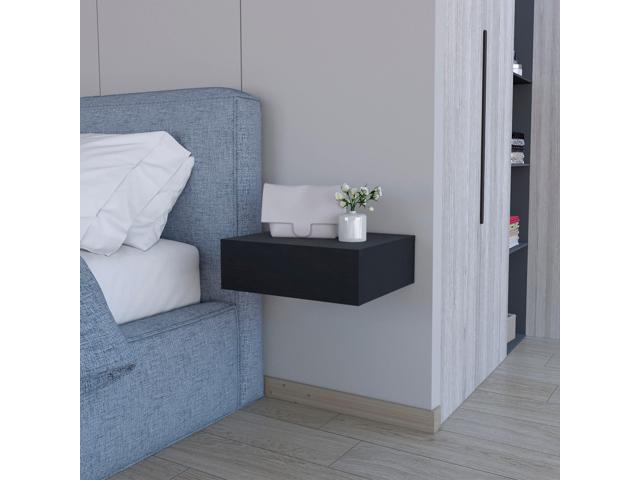 Click here for Black Wall-Mounted Floating Nightstand prices
