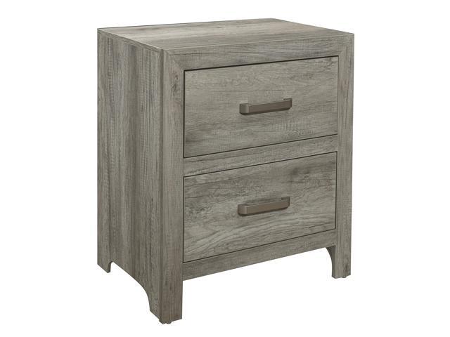 Click here for Transitional Aesthetic Bedroom Nightstand Faux Woo... prices