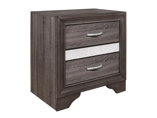 Click here for Glamorous Two-Tone Finish Nightstand Hidden Jewelr... prices