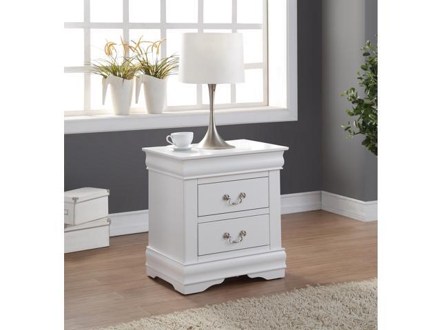 Click here for Louis Philippe White Finish Nightstand prices