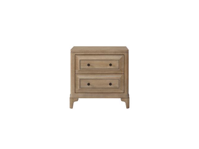 Click here for 2 Drawer Nightstand With Sand Finish prices