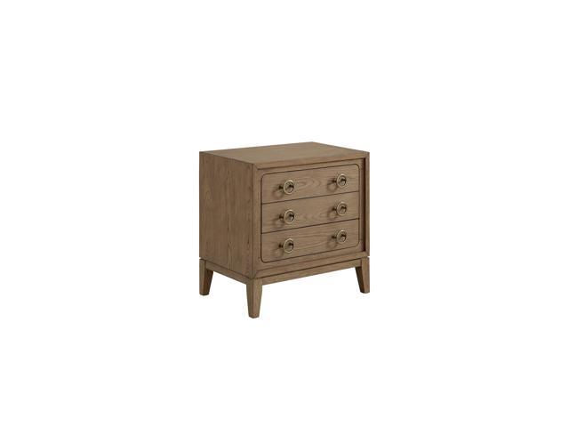 Click here for 3 Drawer Nightstand with USB in Latte Finish prices