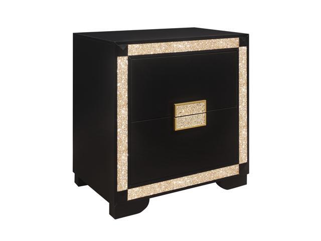 Click here for LIVELY BLACK/GOLD NIGHTSTAND prices
