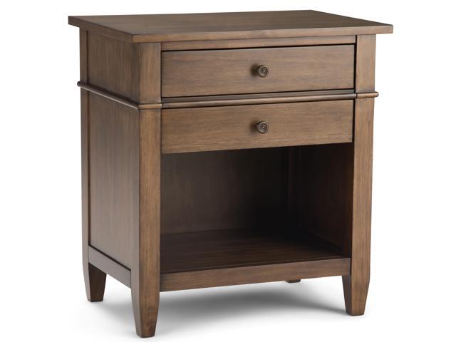 Click here for Carlton - Bedside Table - Rustic Natural Aged Brow... prices