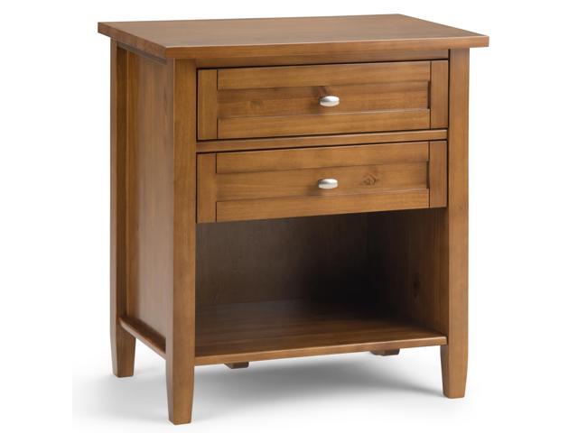 Click here for Warm Shaker - Bedside Table - Light Golden Brown prices