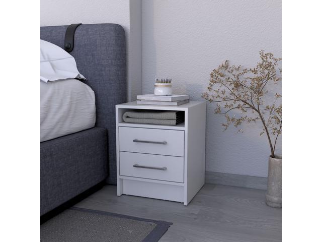 Click here for Philadelphia Nightstand  Two Drawers  Concealed Sh... prices