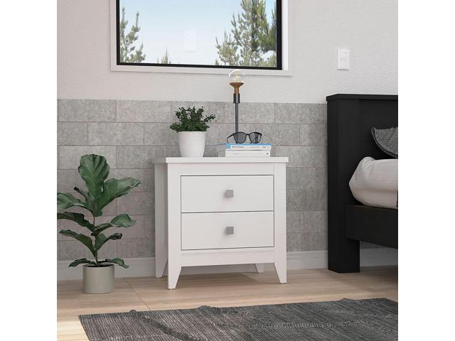 Click here for Nightstand 24H  Two Drawers  Four Legs  Superior T... prices