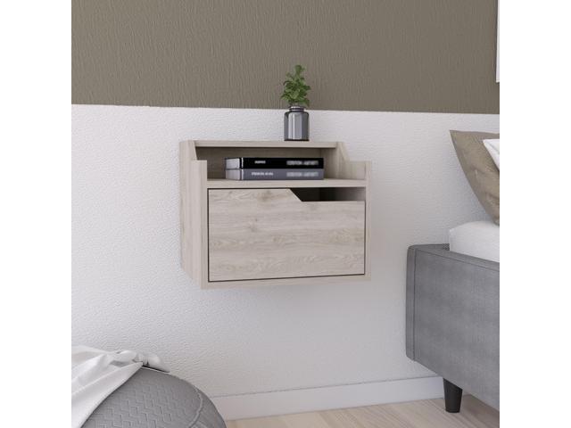 Click here for Winchester Floating Nightstand  Modern Dual-Tier D... prices