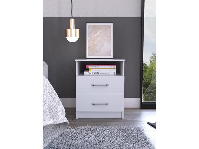 Click here for Brookeline 2-Drawer 1-Shelf Rectangle Nightstand W... prices