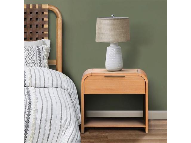 Click here for Modern One Drawer Waterfall Nightstand prices
