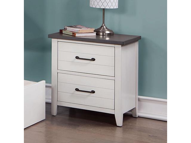 Click here for White Color Nightstand Bedroom 1pc Nightstand Soli... prices