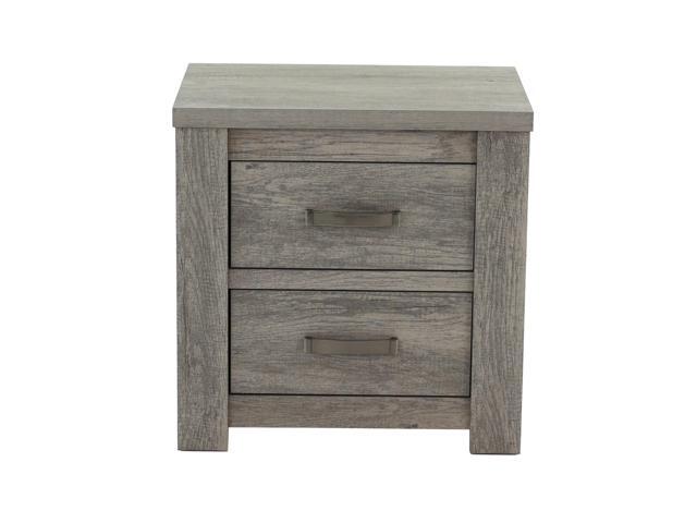 Click here for Bedroom Furniture Rustic Light Grey Simple 1pc Nig... prices