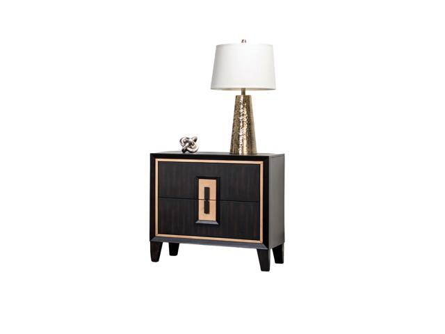 Click here for Contemporary Espresso 1pc Bedside Nightstand Woode... prices