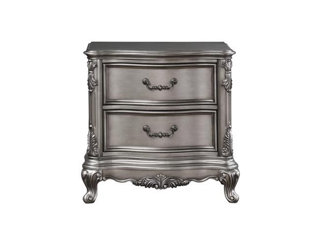 Click here for Ariadne Antique Platinum Finish NightStand prices