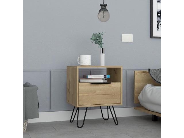 Click here for Nightstand 22H  One Open Shelf  Single Door Cabien... prices