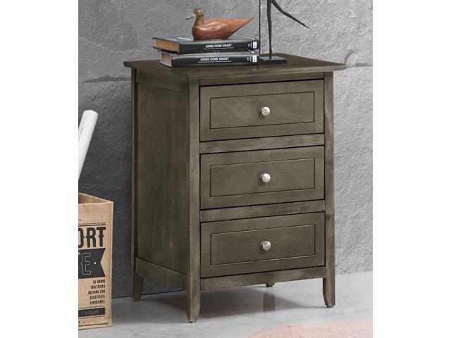 Click here for Sophisticated Gray Transitional Nightstand prices