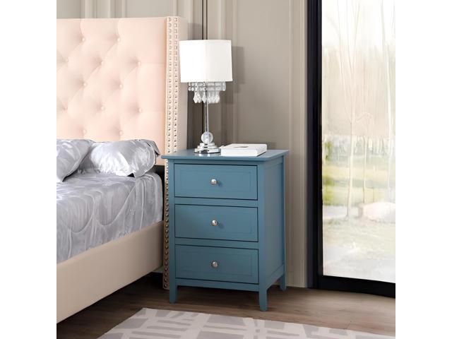Click here for Teal Accent Nightstand For Modern Bedrooms prices