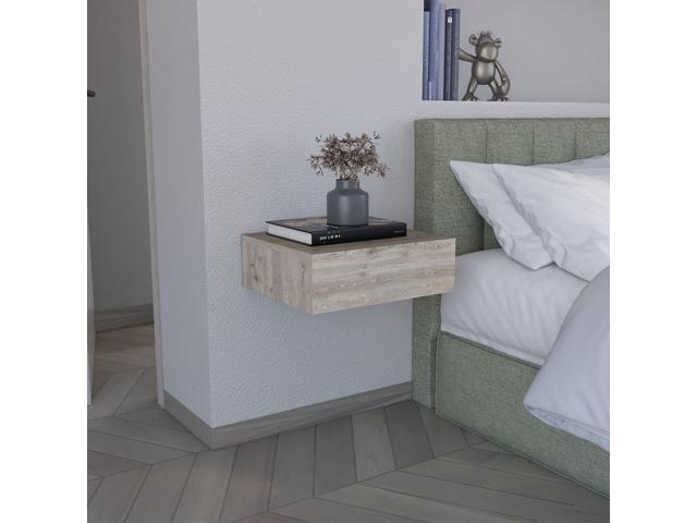 Click here for Floating Nightstand 5H  Modern Wall-Mounted Bedsid... prices