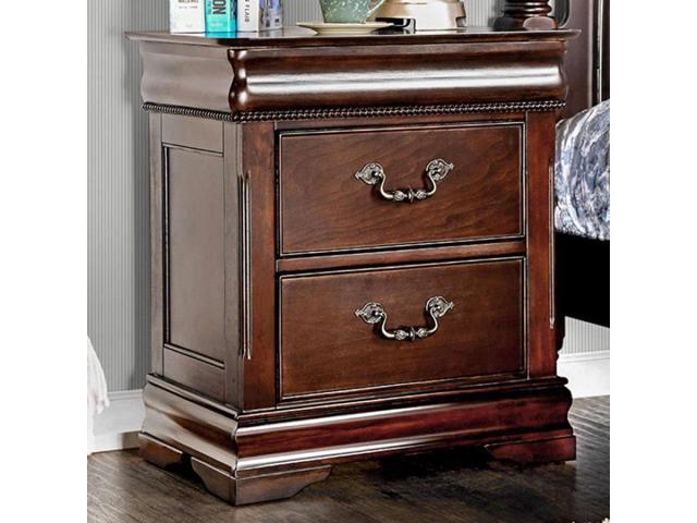 Click here for Traditional Style Cherry 1pc Nightstand Only Solid... prices