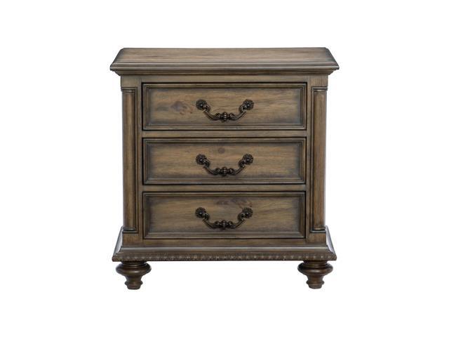 Click here for Traditional Vintage Style 1pc Nightstand of 3 Draw... prices
