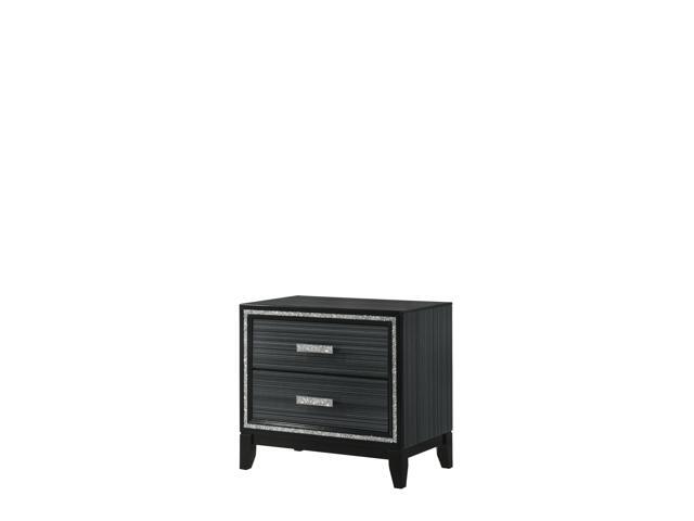 Click here for Haiden Weathered Black Finish Nightstand prices