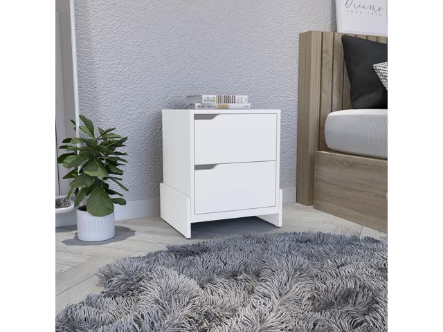 Click here for Nightstand with 2-Drawers  End Table with Sturdy B... prices