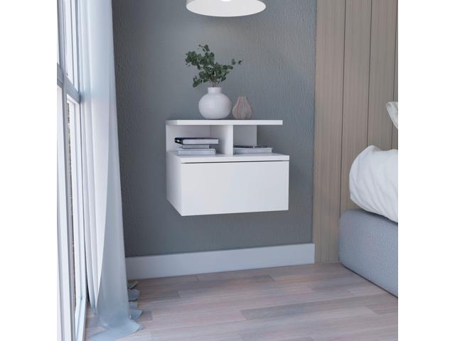 Click here for Floating Nightstand 12H  Wall Mounted with Single... prices