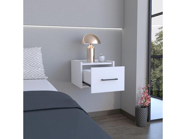 Click here for Floating Nightstand  Space-Saving Design with Hand... prices