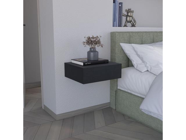 Click here for Floating Nightstand 5H  Modern Wall-Mounted Bedsid... prices