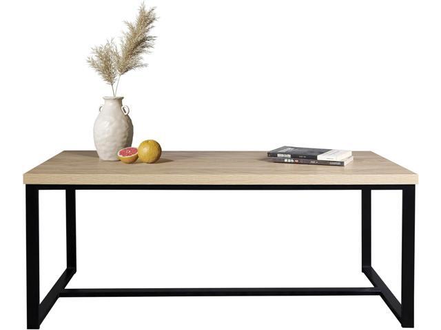 Click here for Bali Coastal Modern Coffee Table Natural Wood Top... prices