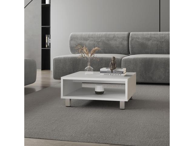 Click here for Avondale Coffee Table in Melamine with Open Storag... prices
