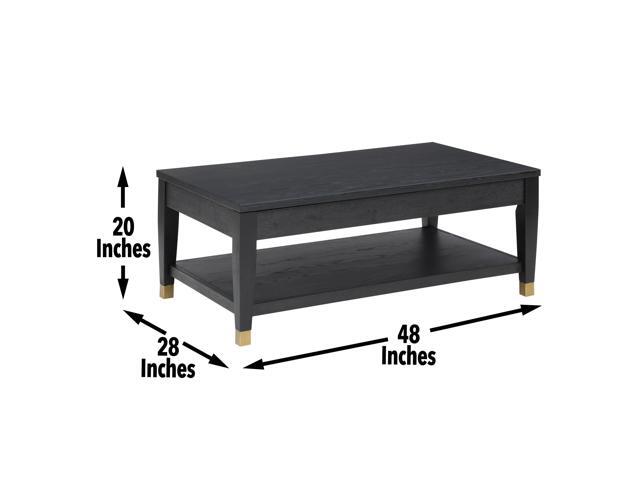Click here for Yves - Lift-Top Coffee table - Black prices