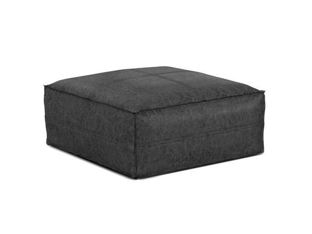 Click here for Brody - Large Square Coffee Table Pouf - Distresse... prices