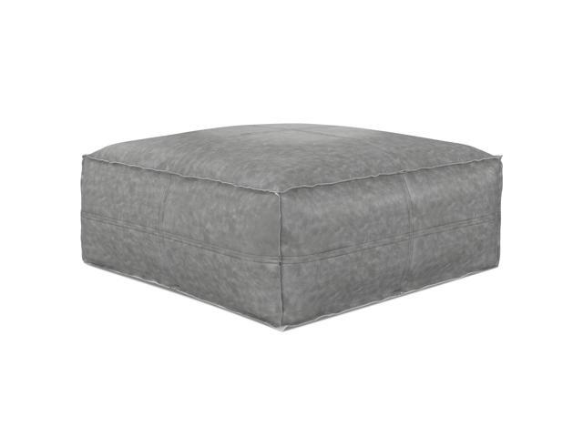 Click here for Brody - Large Square Coffee Table Pouf - Distresse... prices