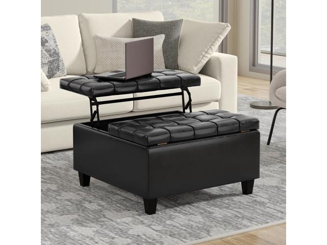 Click here for Harrison Small Square Coffee Table Storage Ottoman prices
